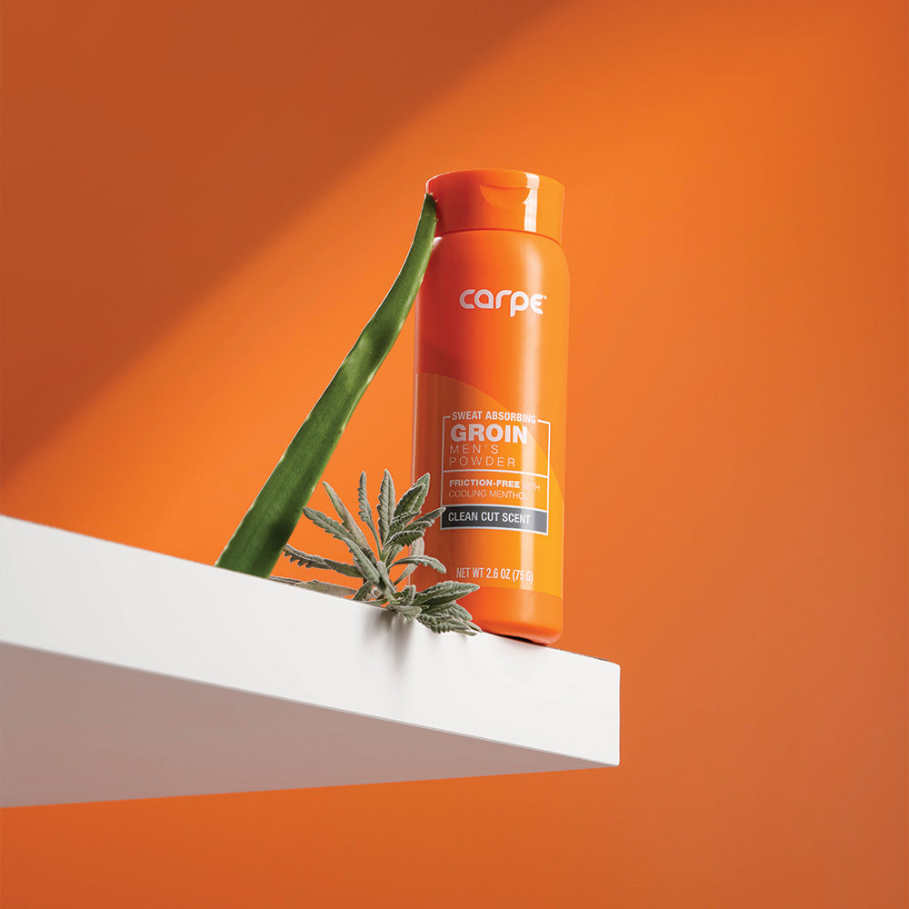 No-Sweat Men's Groin Powder for Excessive Groin Sweat | My Carpe